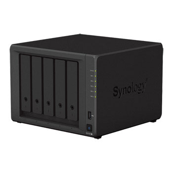 Refurbished - Synology 5 Bay DS1522+ Open Box Desktop NAS Unit with 2 M ...