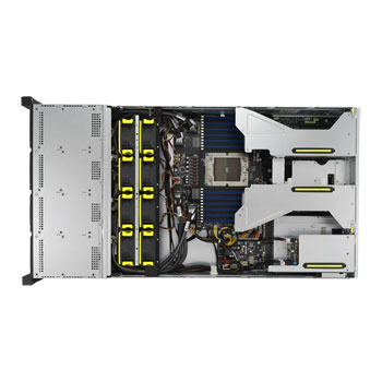ASUS RS520A-E12 AMD EPYC 9004 Series SP5 2U 12 Bay GPU OCP Barebone ...