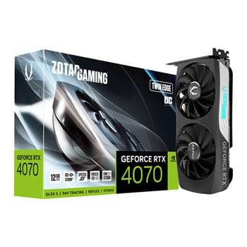 Zotac NVIDIA GeForce RTX 4070 12GB Twin Edge OC Ada Lovelace ...
