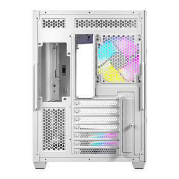 Antec C5 ARGB Mid Tower Tempered Glass PC Gaming Case White LN147239 ...