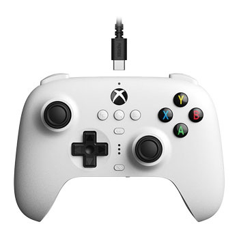 8BitDo Ultimate Wired Controller for PC/Xbox - White LN147725 - RET00419 | SCAN UK