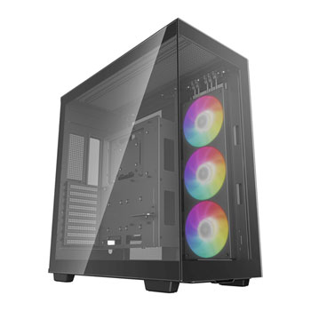 Refurbished - DeepCool CH780 Tempered Glass Black Open Box Panoramic ...
