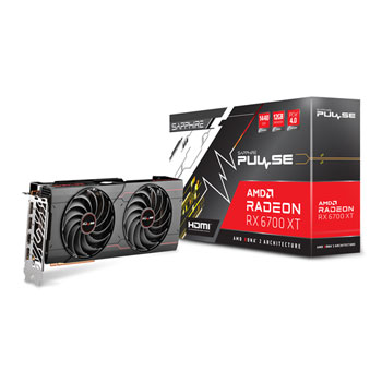 Sapphire AMD Radeon RX 6700 XT PULSE 12GB Refurbished Graphics Card ...