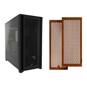 Corsair 5000D Airflow Chassis + Corsair 5000 Series Wooden PC Case ...