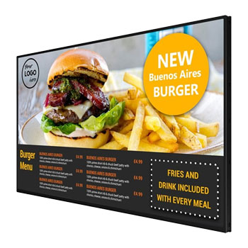 AllSee 43" UHD Digital Menu Display Board LN149760 - DM43D | SCAN UK