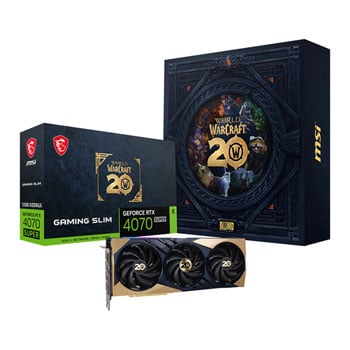 MSI NVIDIA GeForce RTX 4070 SUPER 12G GAMING SLIM World of Warcraft ...