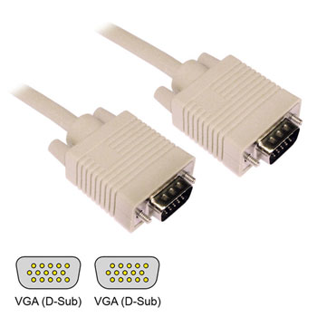 Scan SVGA D-Sub Monitor Cable - 2 Metre LN14719 - EX-223 | SCAN UK