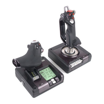 Saitek X52 Pro Flight Control System Joy Stick & Throttle LN17340 ...