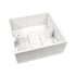 Xclio White PVC 86mm x 86mm x 37mm Single Gang Back Box LN63185 - UT ...