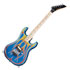 Kramer Baretta Hot Rod Guitar - Blue Sparkle with Flames LN129843 ...