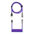 Cooler Master USB-C to USB-A Coiled Cable - Thunderstorm Blue/Purple ...