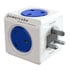 Allocacoc PowerCube 'Original USB' 4-Socket Mains Extension Plug, Blue LN151346 - Powercube ...