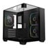 CIT Eclipse Mini Black MicroATX PC Case with 3x ARGB Fans LN162307 ...