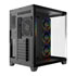 CiT DS360 Black Mid Tower Tempered Glass PC Gaming Case with 4x CiT ...