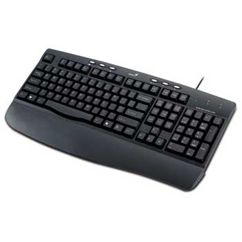 Genius KB-200 Black Multimedia Keyboard LN24738 - 31310431123 | SCAN UK