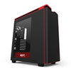NZXT H440 New Edition Matte Black/Red Gaming Case with Window LN66349 ...