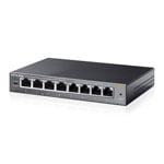 tp-link 8 Port Gigabit 4 PoE Easy Smart Desktop Switch TL-SG108PE ...