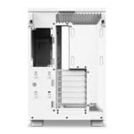 NZXT H6 Flow RGB White Compact Dual-Chamber Tempered Glass PC Case ...
