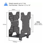 Xclio Thin Client, Mini PC Dual VESA Mount Bracket Holder Monitor ...