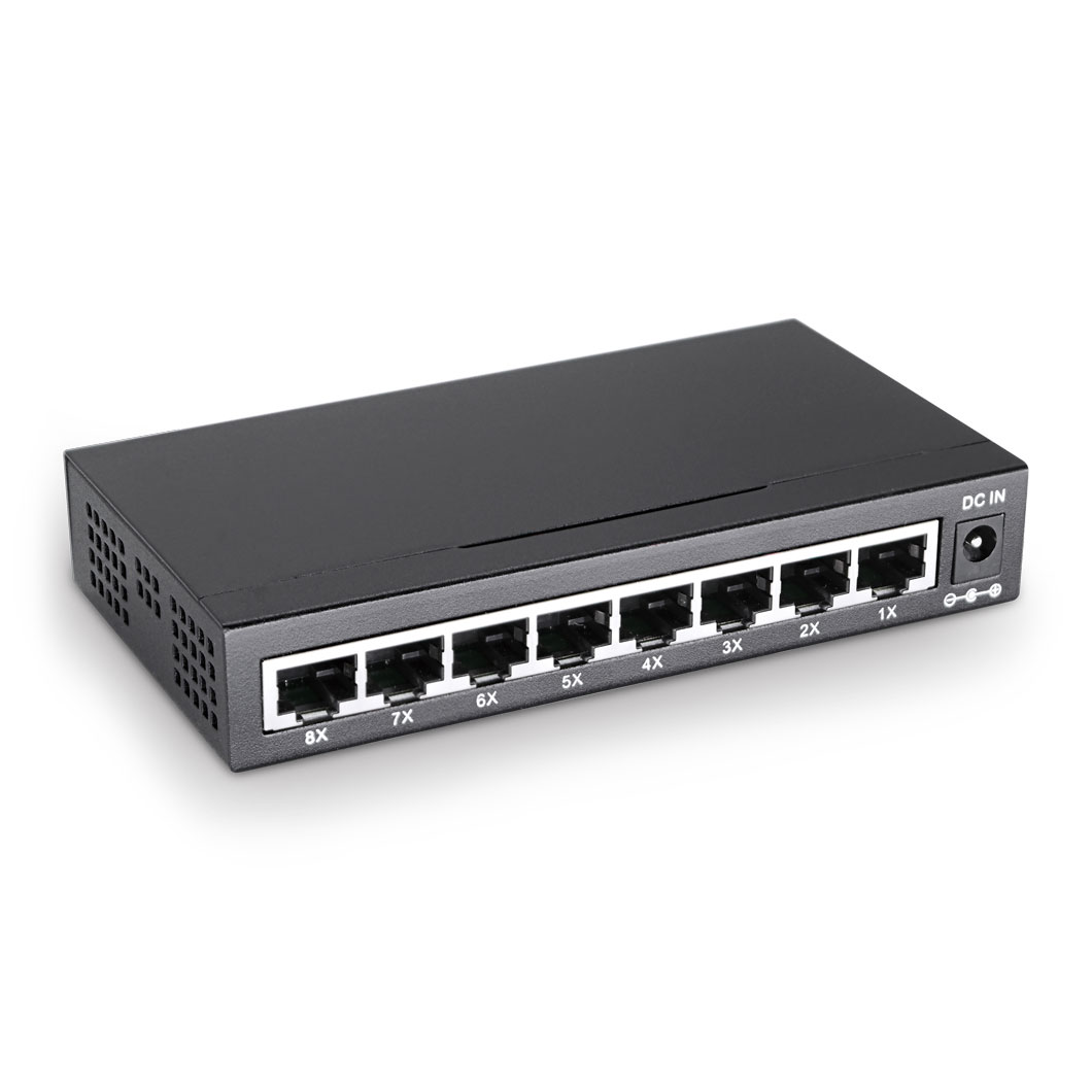Dynamode 8-Port Gigabit Desktop Switch LN42573 - SWG80010-D | SCAN UK