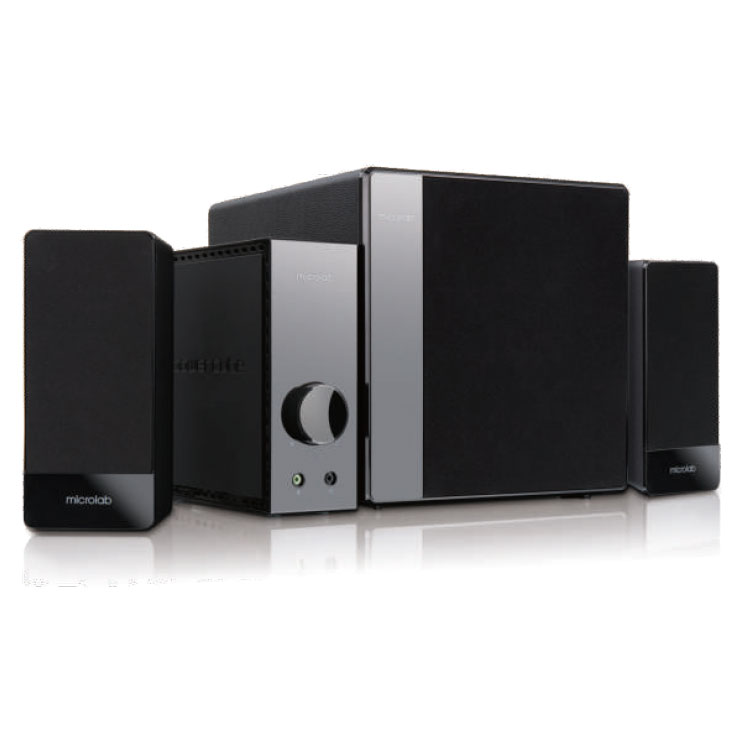 Microlab FC360 2.1 speaker system, 15W x 2, 24W, seperate Amp LN43316 ...