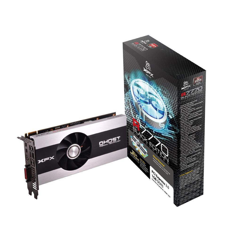 XFX Black Edition Radeon HD 7770 AMD Graphics Card - 1GB LN43526 - FX ...