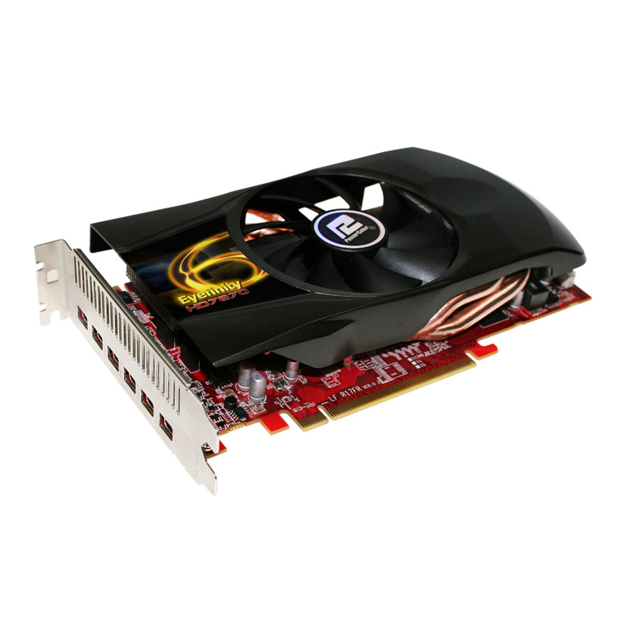 Power Color Eyefinity 6 Edition Radeon HD 7870 AMD Graphics Card - 2GB ...