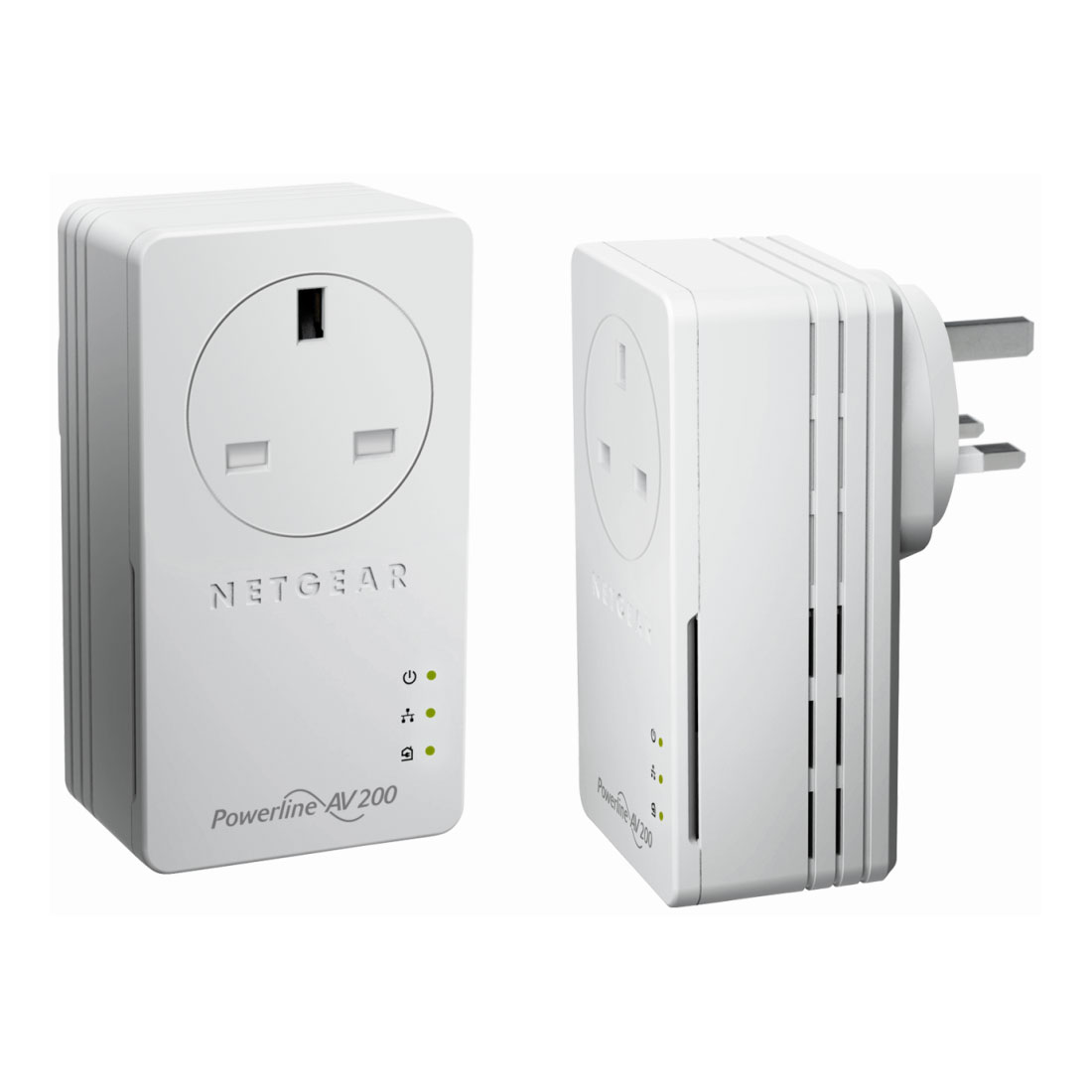 Netgear Powerline Homeplug Kit 200mbps Twin Pack XAVB1601 LN47982 ...