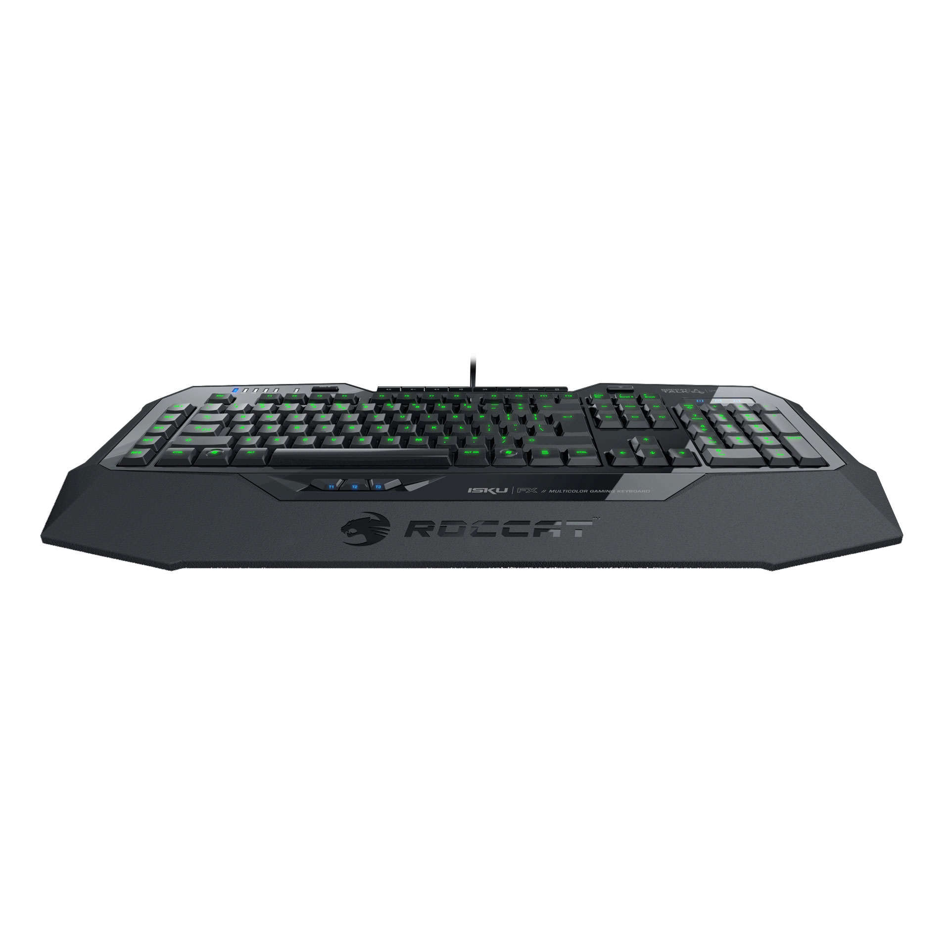 Roccat Isku FX Multicolour Illuminated Gaming Keyboard Black LN49379 - ROC-12-902 | SCAN UK