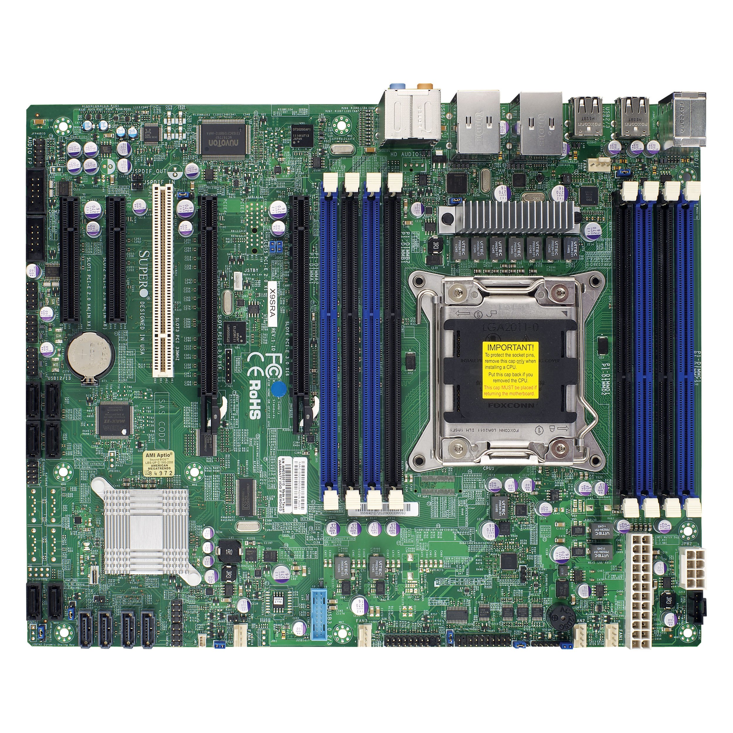 Supermicro X9SRA Intel C602 Socket 2011 Xeon Motherboard LN49194 | SCAN UK