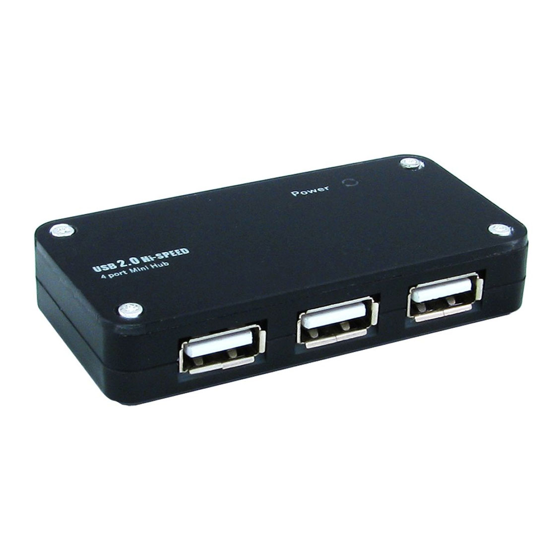 Newlink 4 Port USB 2 Black Powered Hub LN50199 - NLUSB2-224P | SCAN UK