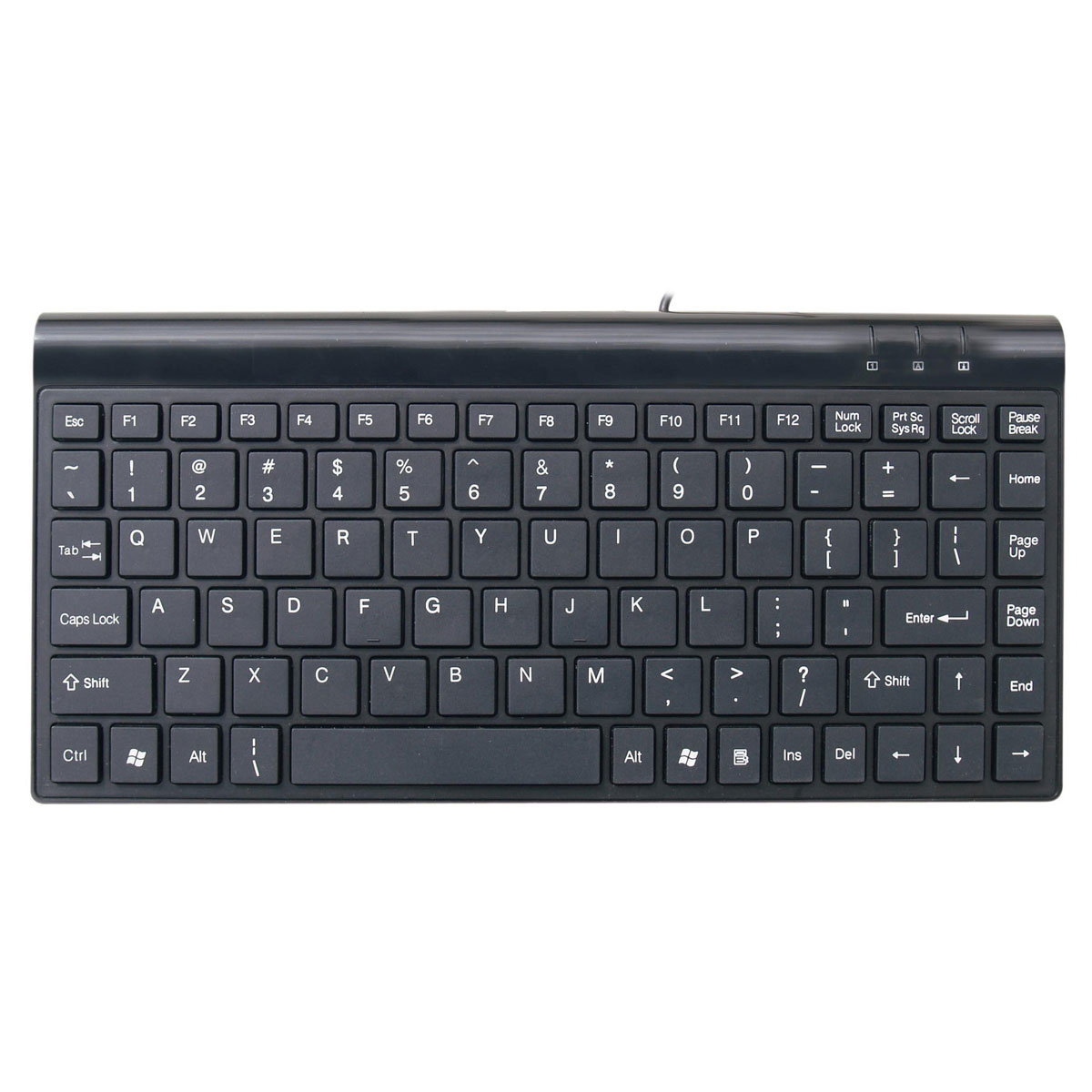 Qwerty Micro Compact USB Keyboard Black Laptop Style LN51784 - QK-188 ...