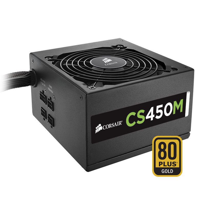 Corsair 450 Watt CS450M Hybrid Modular PSU/Power Supply LN54396 - CP ...