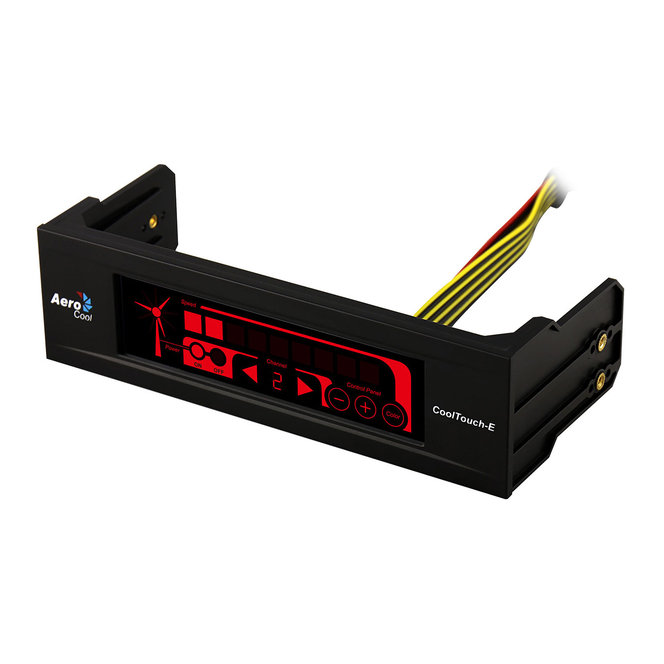 Aerocool CoolTouch E 5.25" LCD Fan Controller Black LN59805 - EN51547 ...