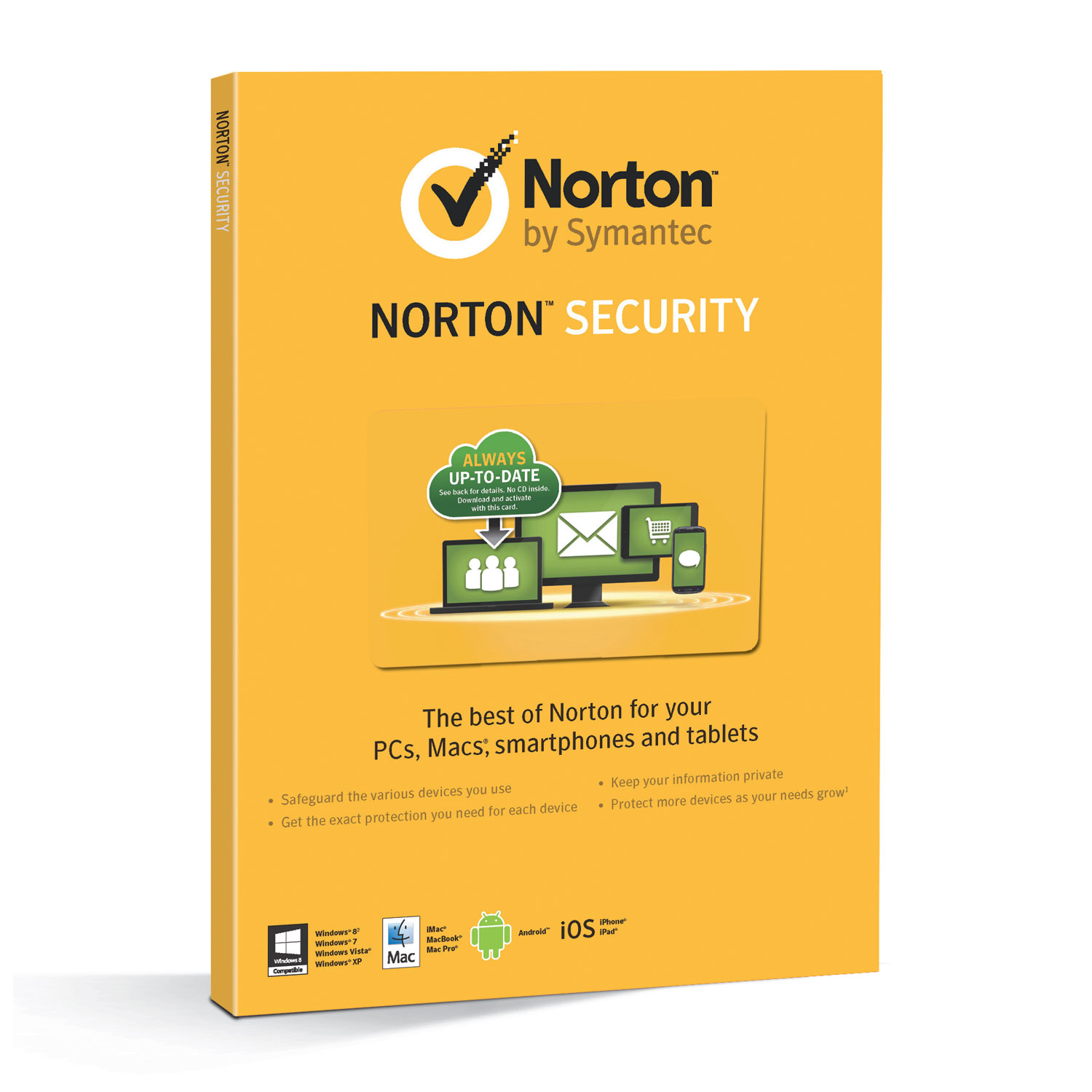 Internet, Anti-Virus Norton Security Protection for 5 Device on Windows ...