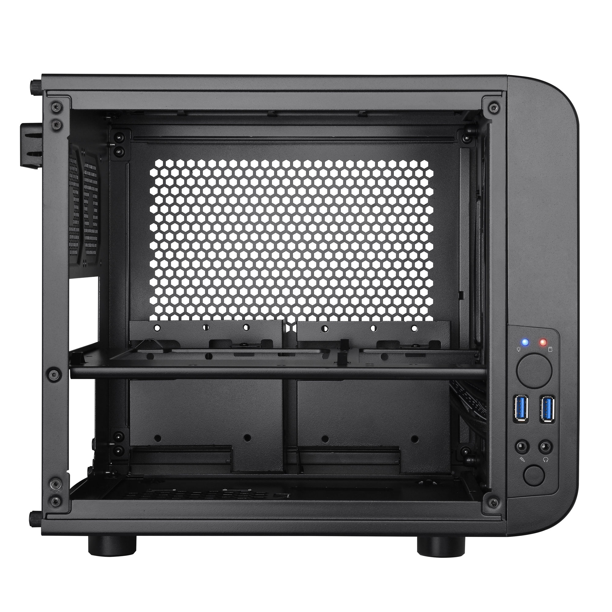 Thermaltake Core V1 mini ITX Black Edition Cube Case LN60877 - CA-1B8 ...