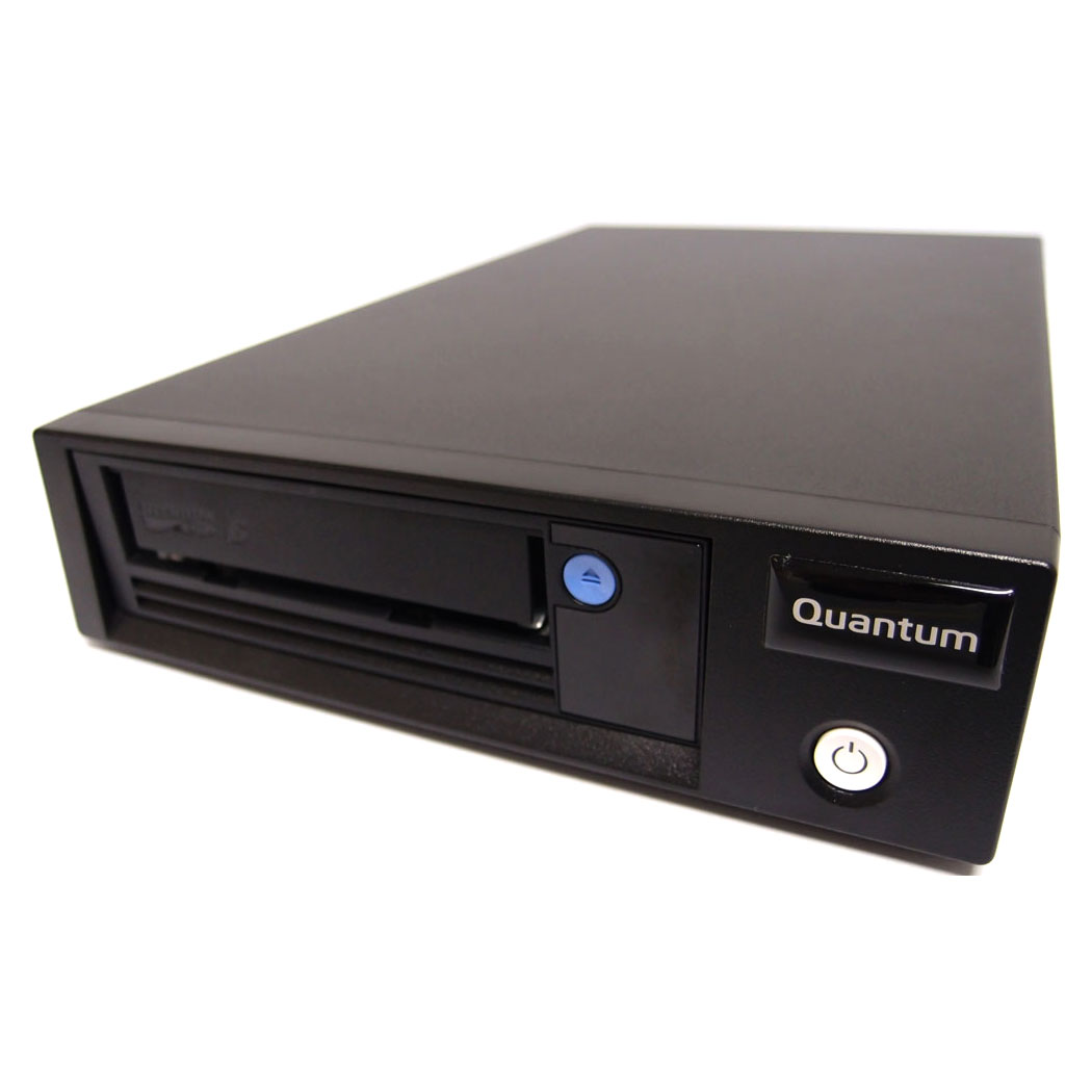 Quantum LTO-6 Tape Drive, Half Height, Tabletop, SAS HBA Bundle, 6Gb/s ...