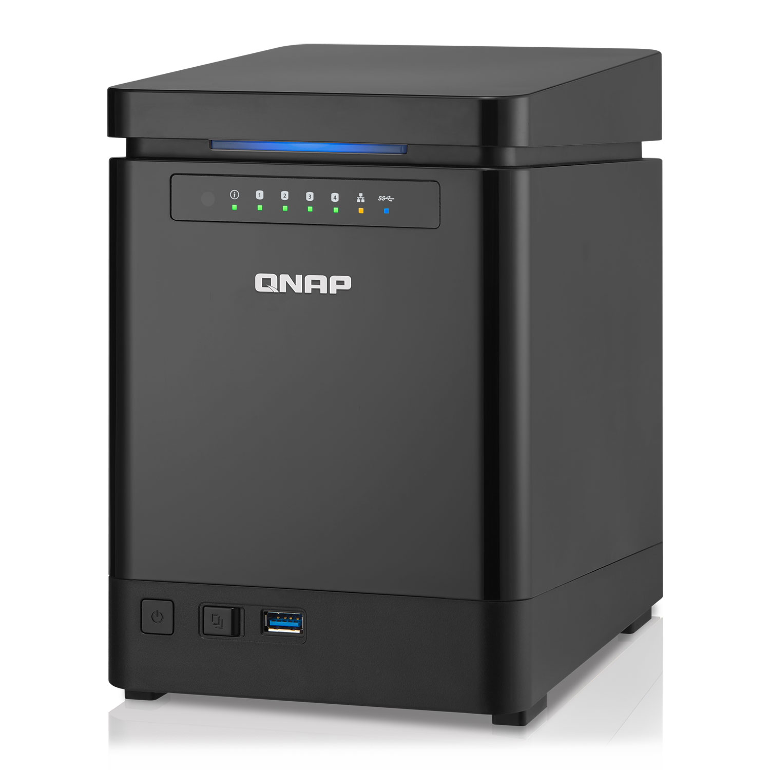 Vertical 4 Bay Desktop NAS Server Storage Box from QNAP LN65085 - TS ...