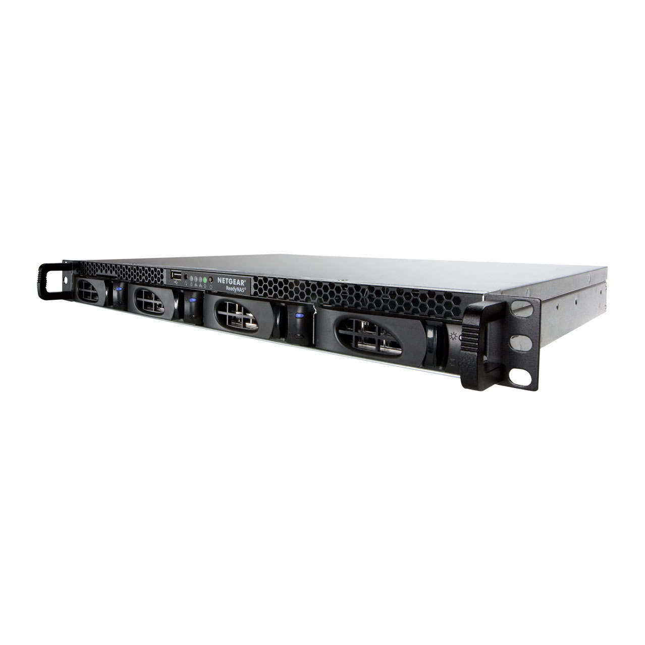 Netgear 4 Bay 1U Rackmount Ready NAS 2120 with 4x 1TB Hard Drives ...