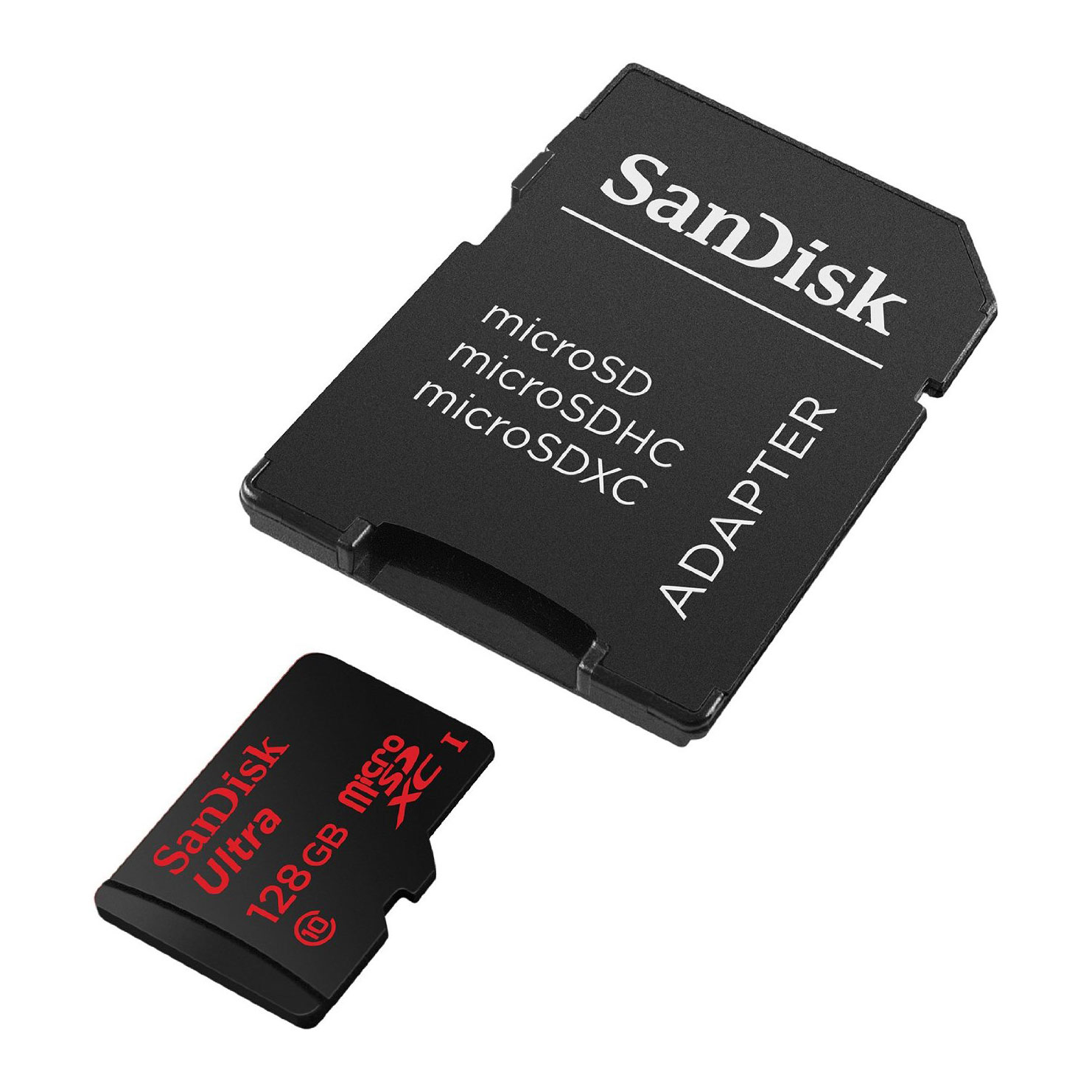 SanDisk Ultra 128GB microSD XC Memory Card and Adapter LN67717 ...