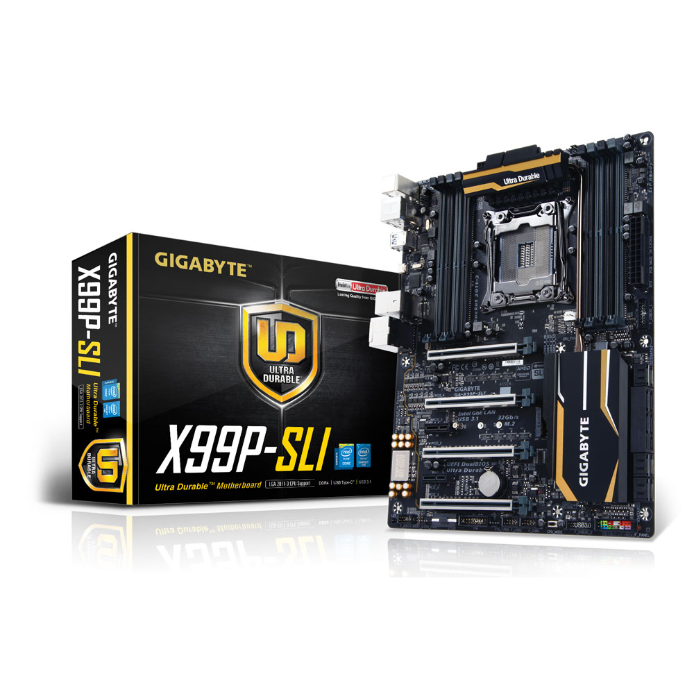 Gigabyte GA-X99P-SLI X99 Motherboard LN69549 | SCAN UK