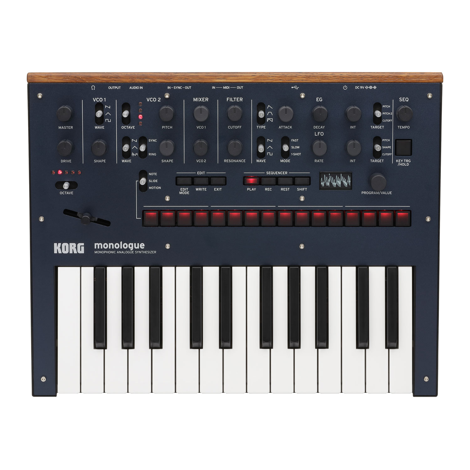 Korg Monologue Analogue Synthesizer (Blue) LN76463 - MONOLOGUE-BL | SCAN UK