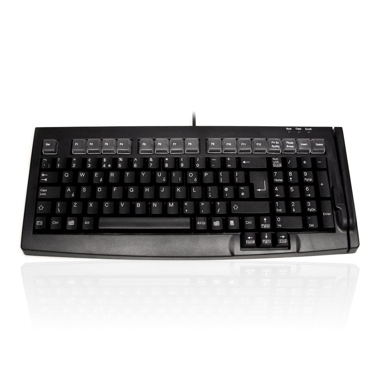 S100B Accuratus USB Compact EPOS K/board with MSR & 17 Fully ...