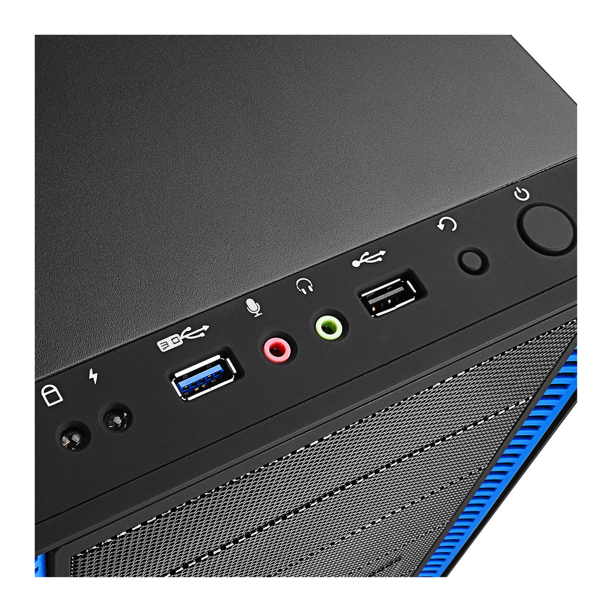 DEEPCOOL Tesseract SW Windowed Black/Blue PC Case LN83825 - DP-CCATX ...