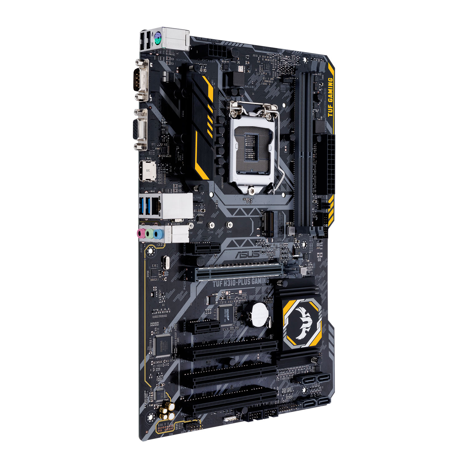 ASUS TUF Intel H310-PLUS GAMING Coffee Lake ATX Motherboard LN88971 ...