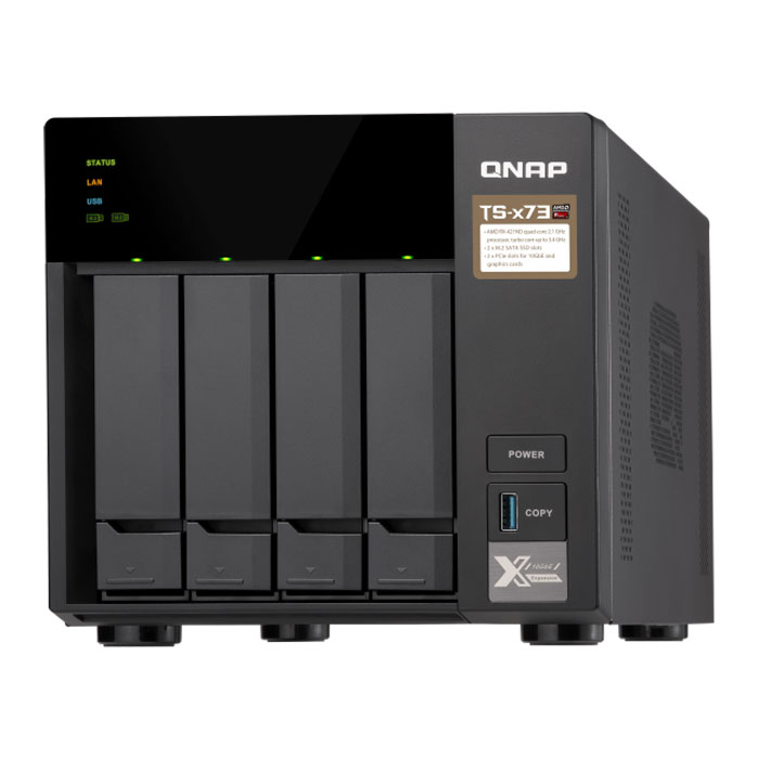 QNAP 4 Bay Desktop NAS TS-473-8G LN90137 | SCAN UK