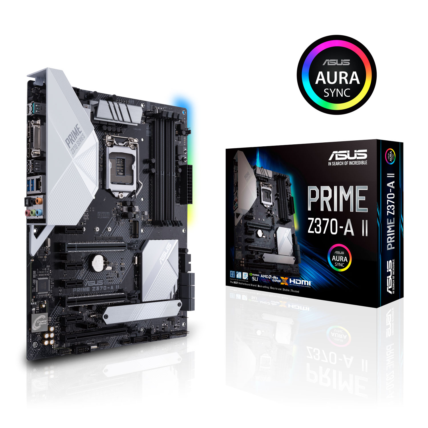 ASUS PRIME Intel Z370-A II Coffee Lake ATX Motherboard LN93011 - PRIME ...