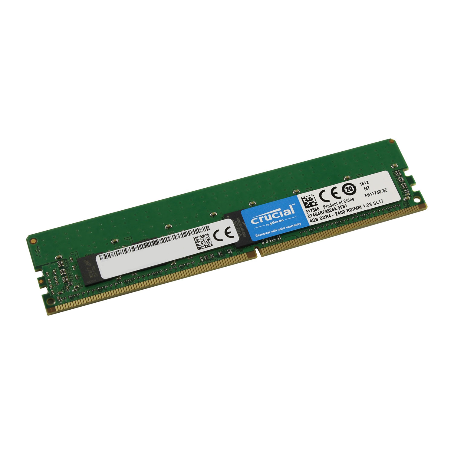 Crucial 4GB DDR4 PC4-19200 2400MHz LN94509 - CT4G4RFS824A | SCAN UK