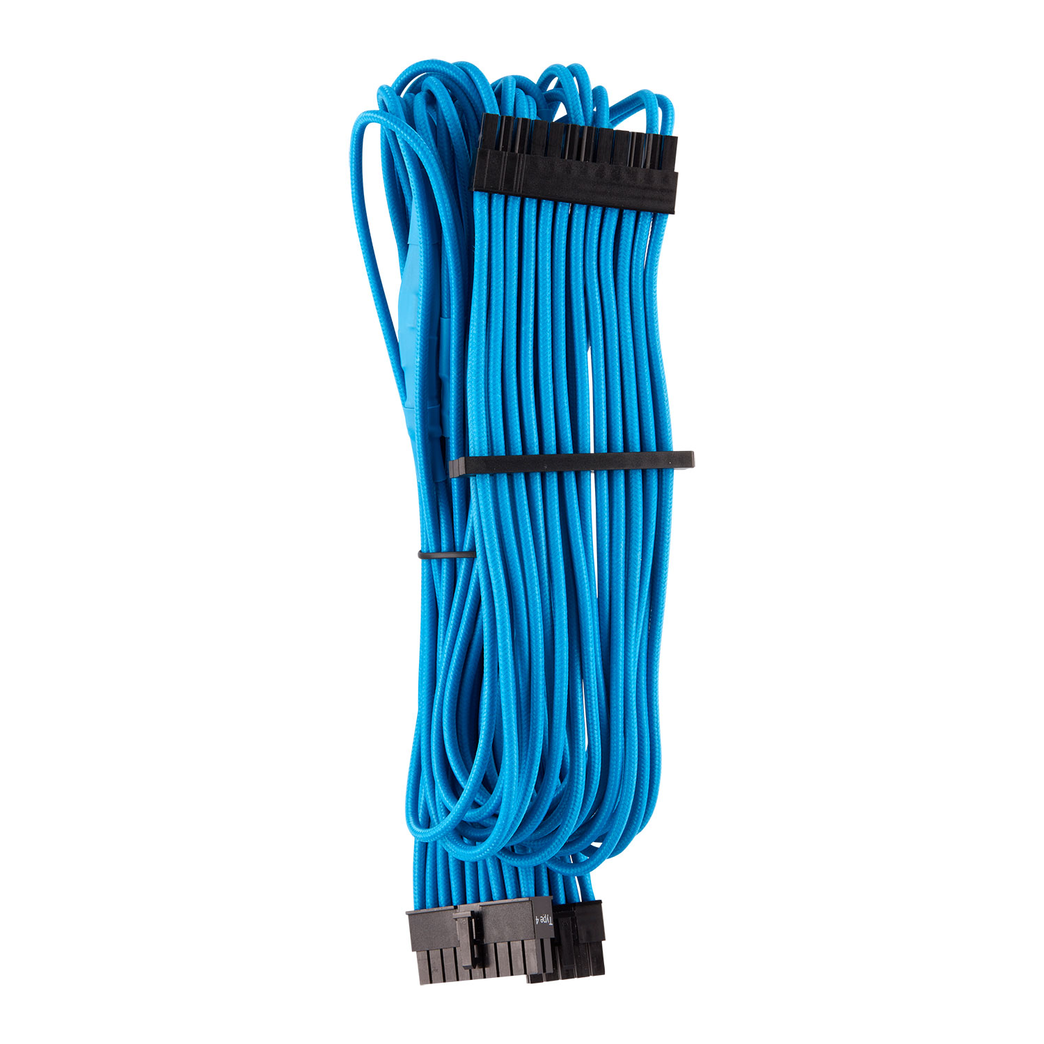 Corsair Type 4 Gen 4 PSU Blue Sleeved 24pin ATX Power Cable LN95581 ...