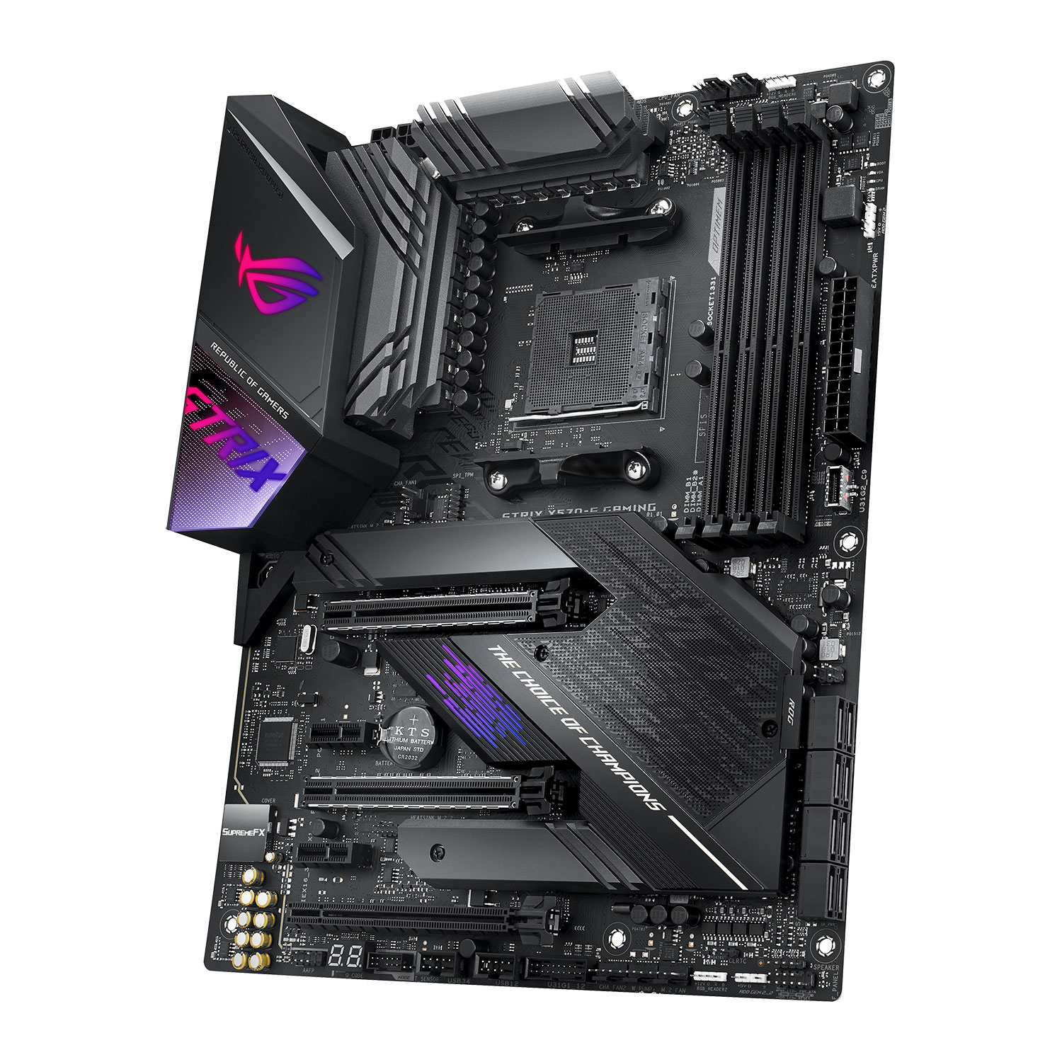 ASUS AMD Ryzen X570 ROG STRIX X570 E AM4 PCIe 4.0 ATX Gaming ...